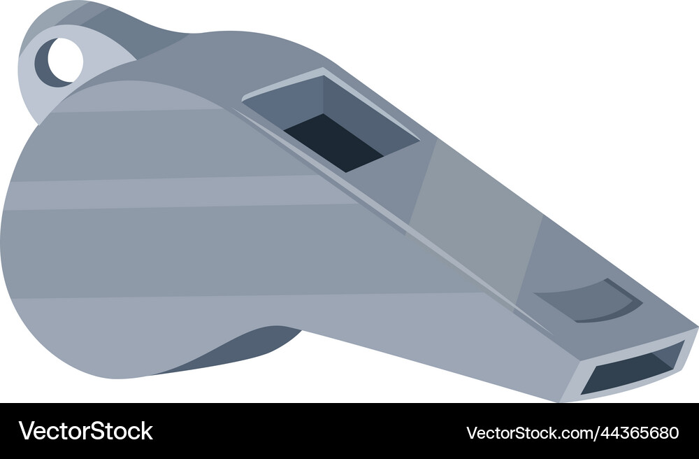 Whistle sport equipment Royalty Free Vector Image