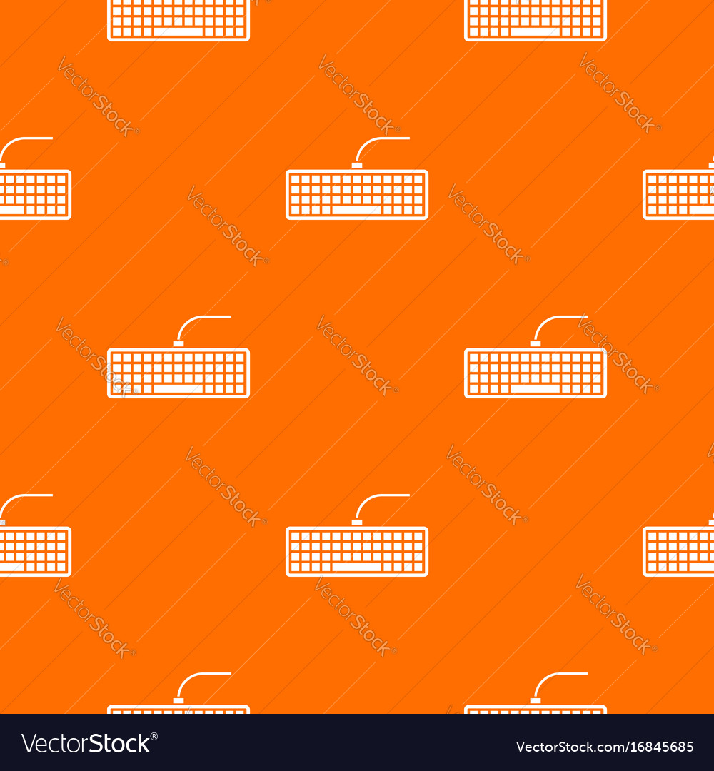 Black computer keyboard pattern seamless Vector Image