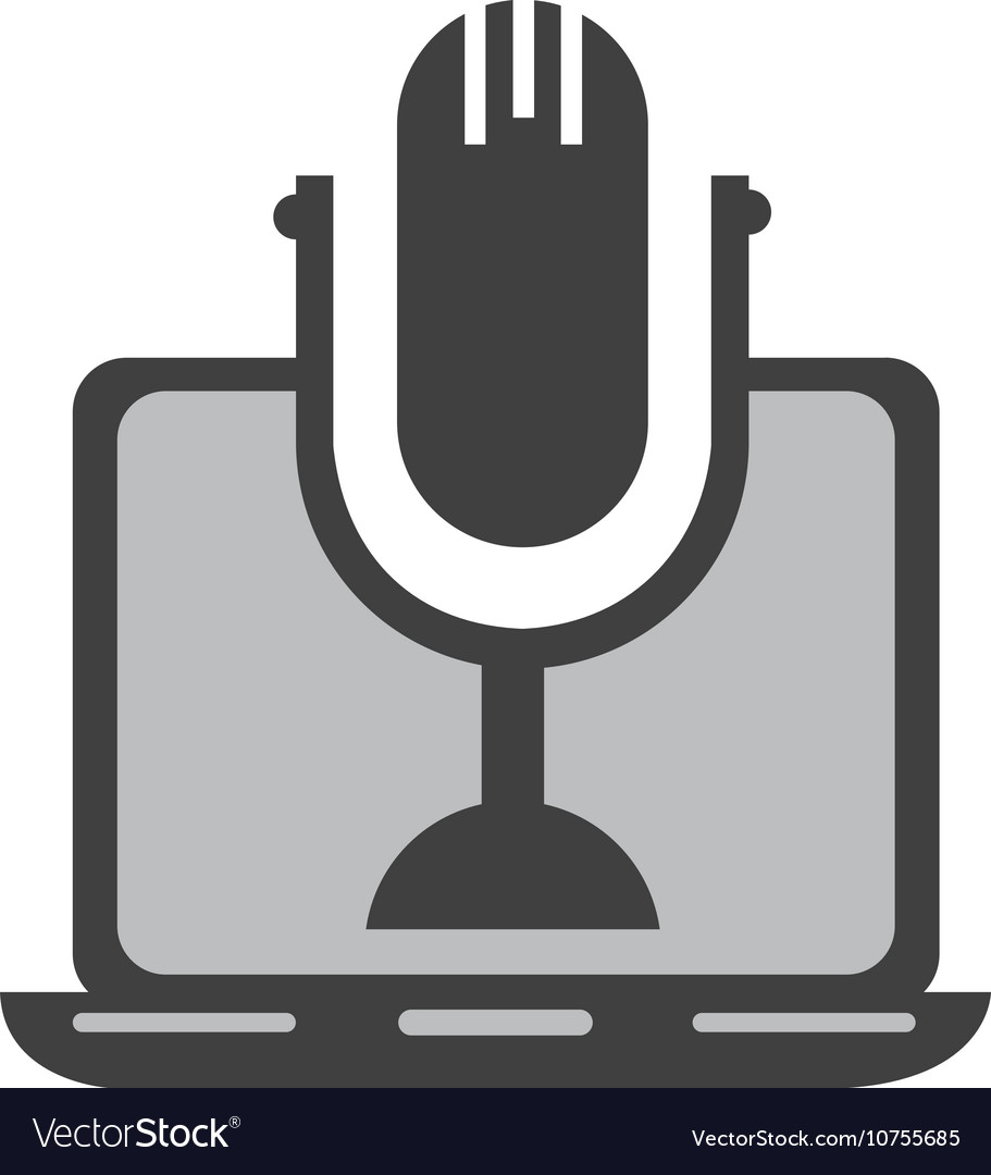 Laptop computer device Royalty Free Vector Image