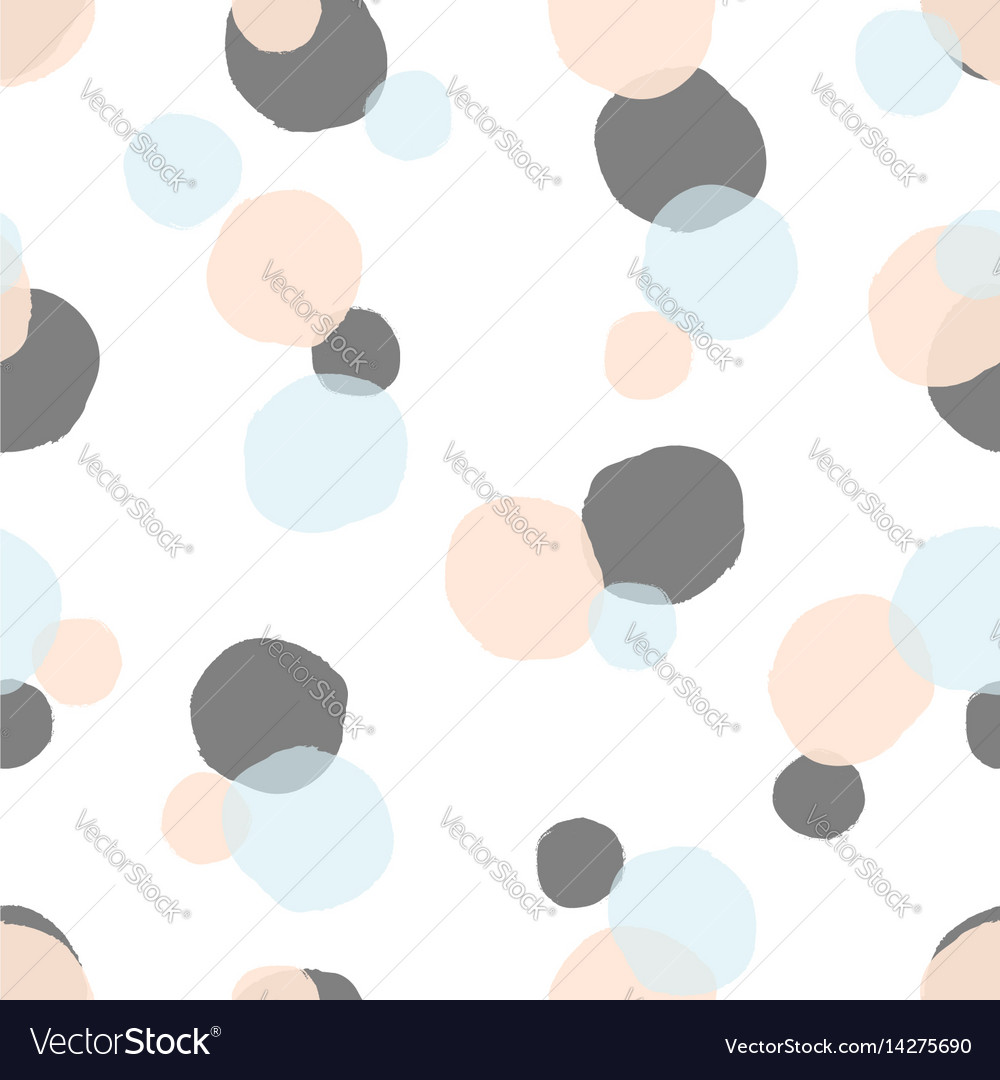 Dots seamless pattern Royalty Free Vector Image