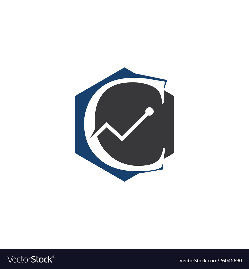 Initial c logo template Royalty Free Vector Image