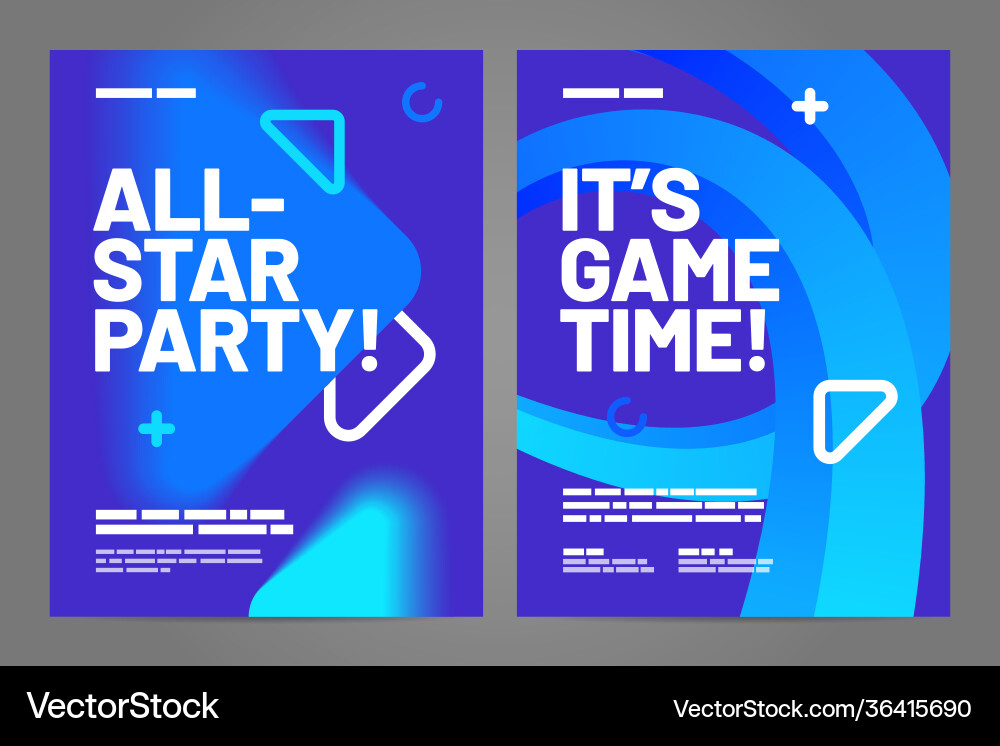 Layout poster template design for sport event Vector Image