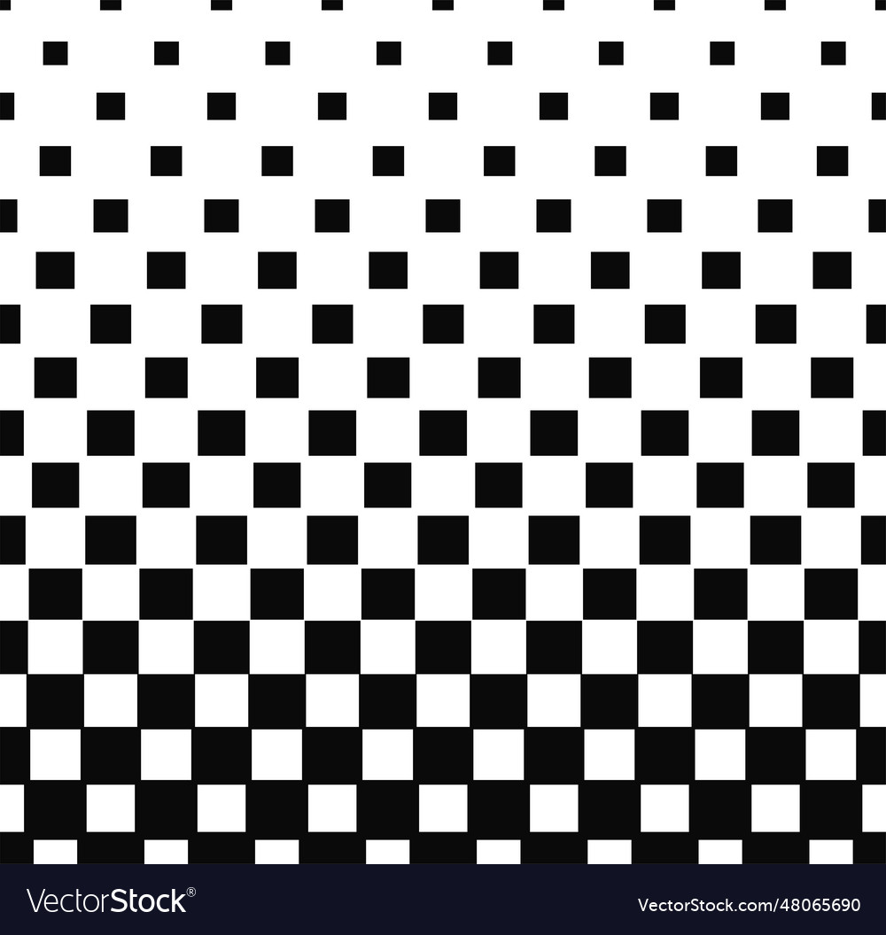 Spatial illusion square pattern design Royalty Free Vector