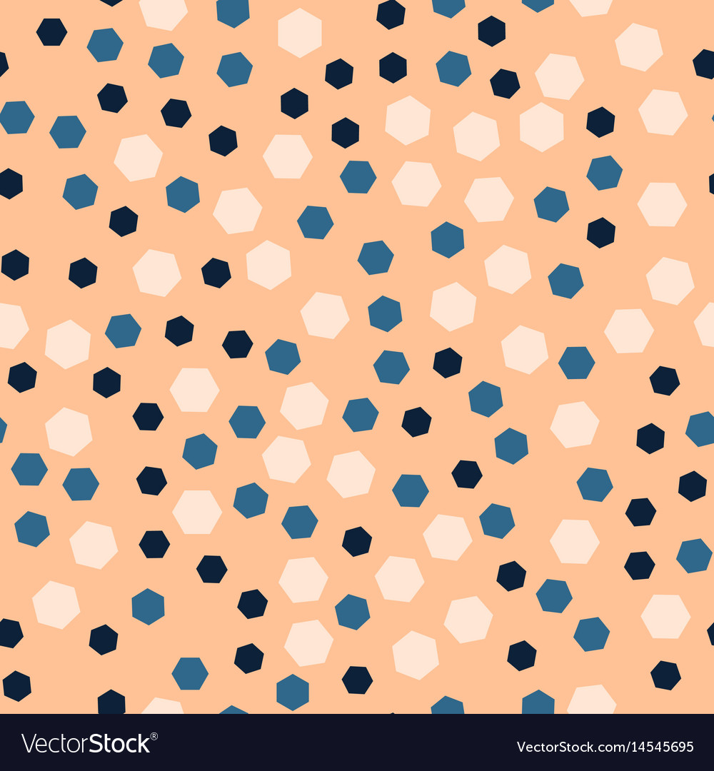 Hexagon pattern seamless Royalty Free Vector Image