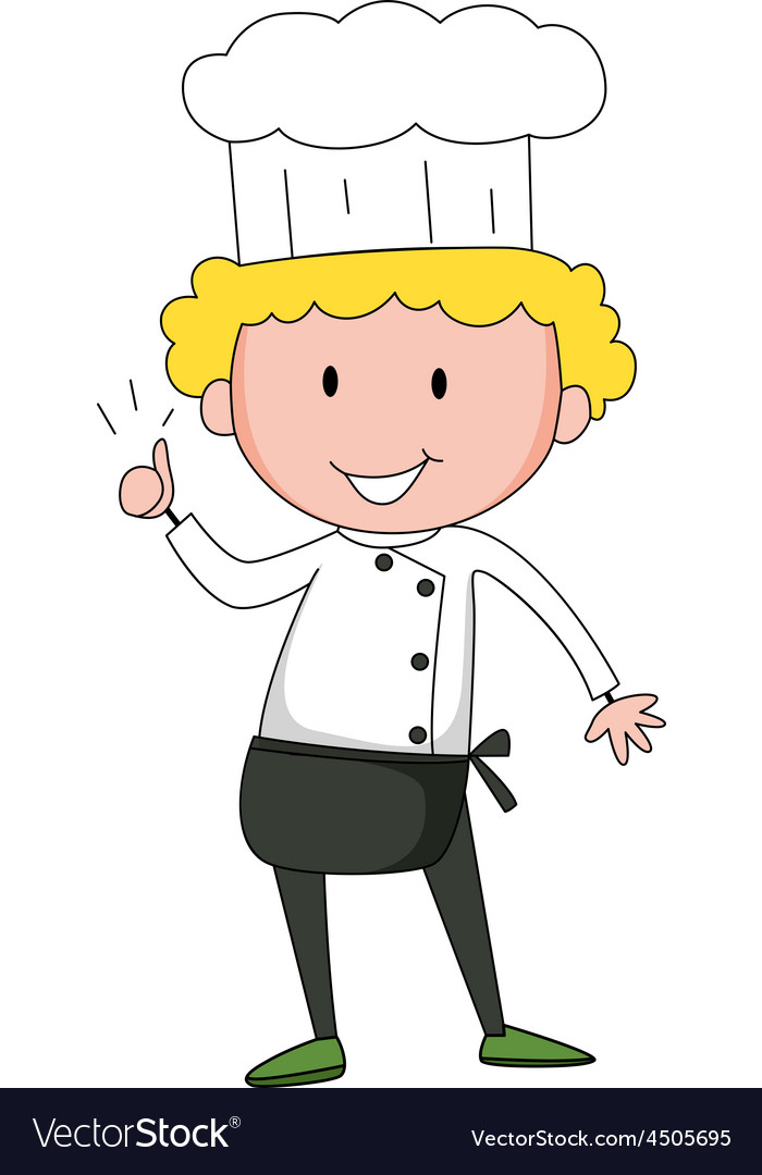 Male chef Royalty Free Vector Image - VectorStock