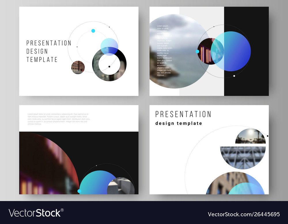 Minimalistic layout presentation Royalty Free Vector Image