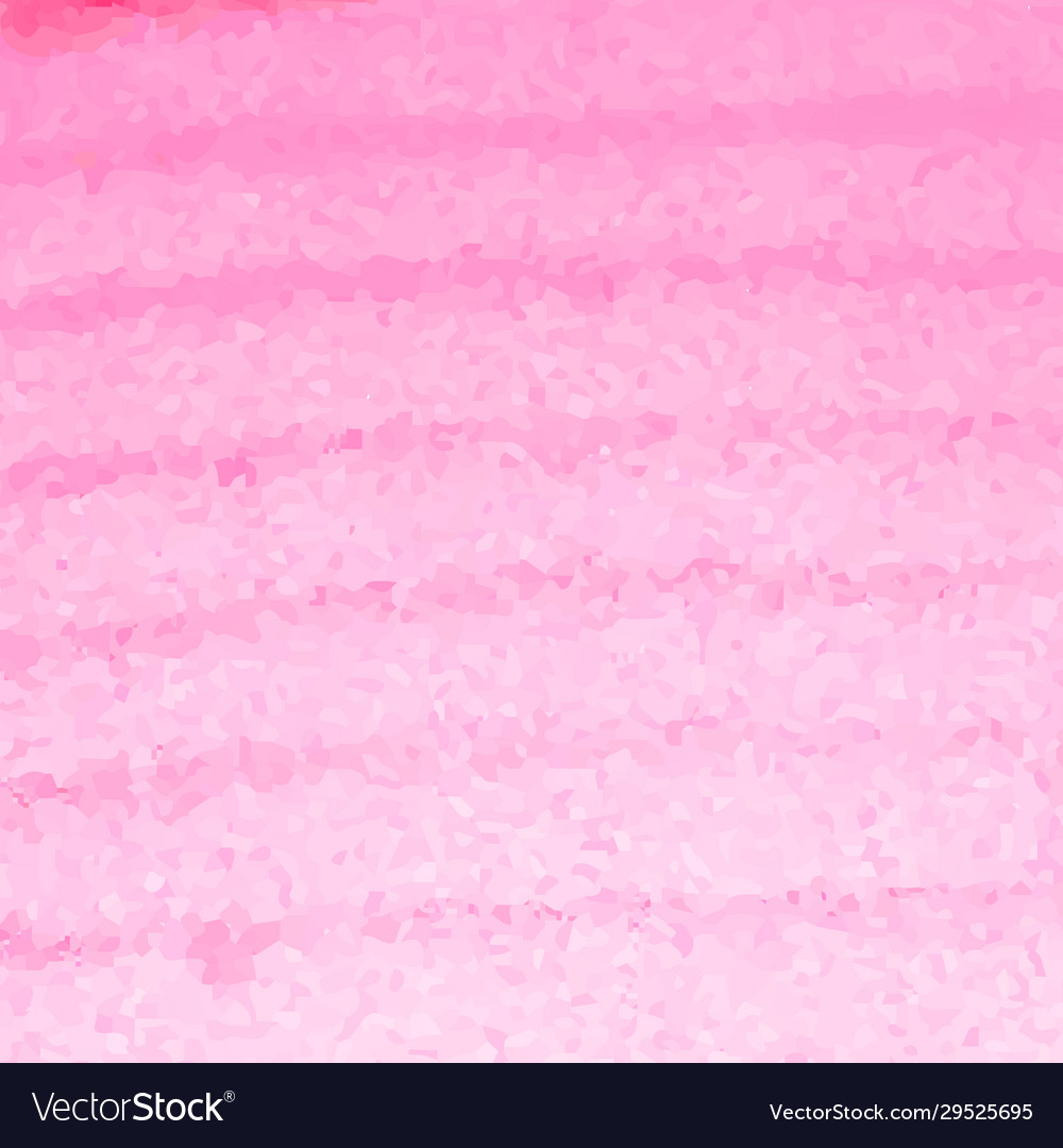 Pink watercolor texture background for design Vector Image