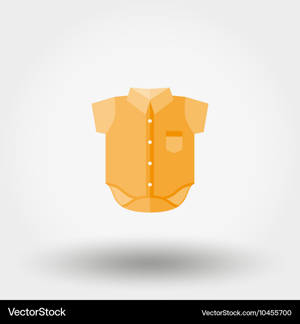Baby shirt icon Royalty Free Vector Image - VectorStock