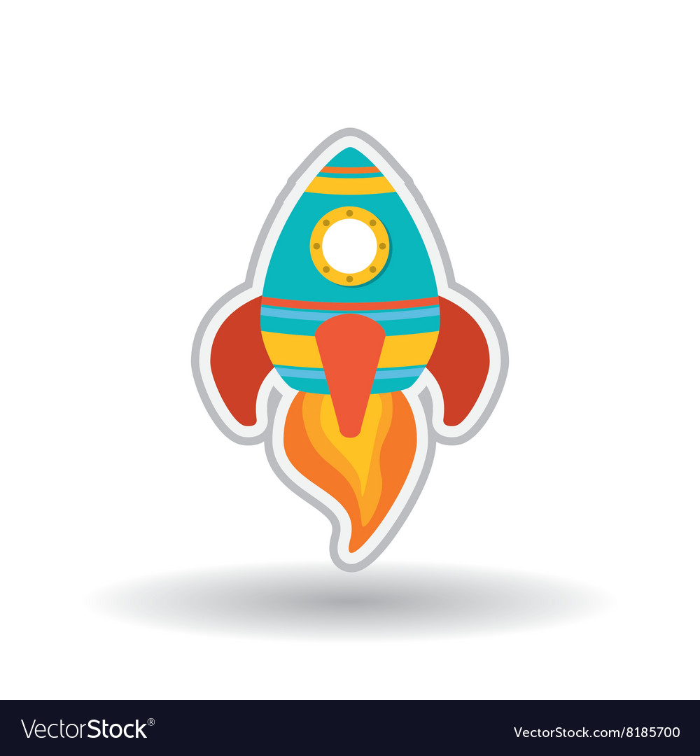 Rocket icon design Royalty Free Vector Image - VectorStock