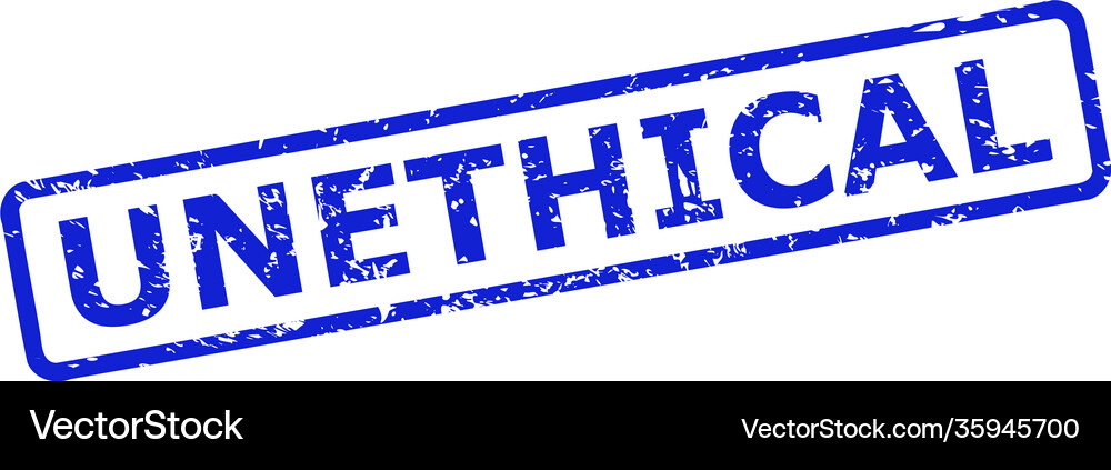 Unethical seal with unclean surface and rounded Vector Image