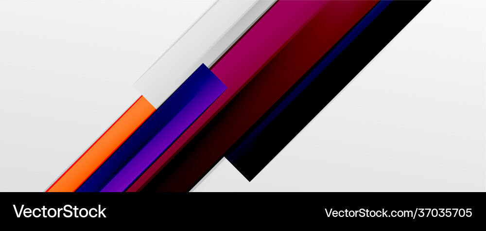 Color abstract lines trendy geometric background Vector Image