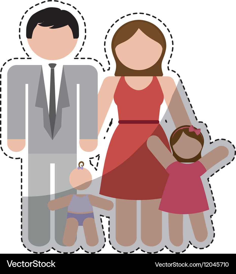 Family members design Royalty Free Vector Image