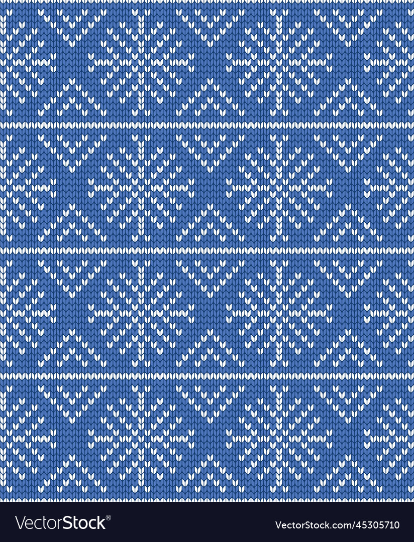 Knitted Seamless Pattern Background Royalty Free Vector