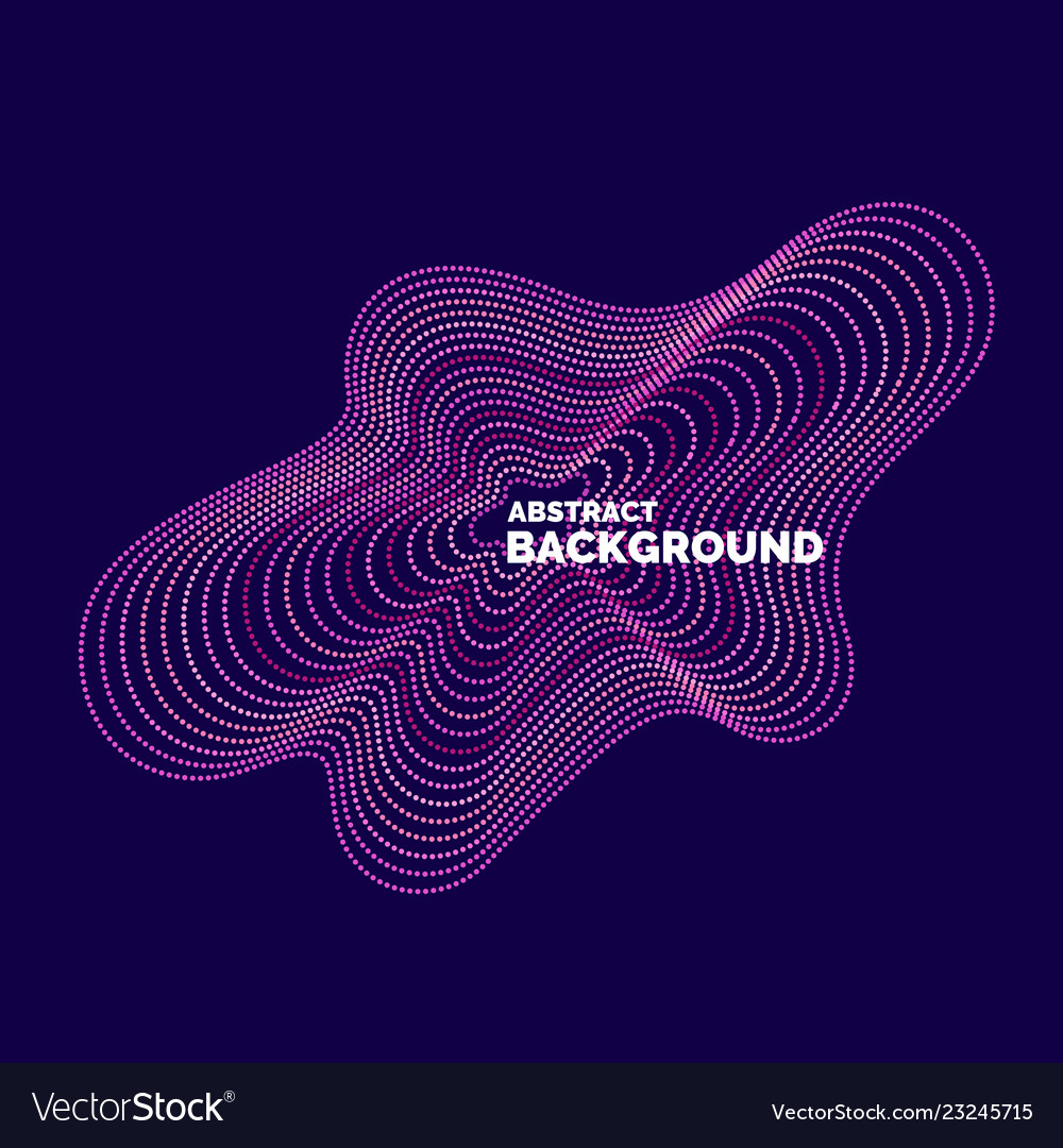 Abstract background with dynamic waves Royalty Free Vector