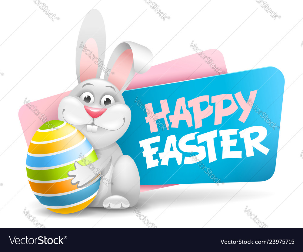 Easter label Royalty Free Vector Image - VectorStock