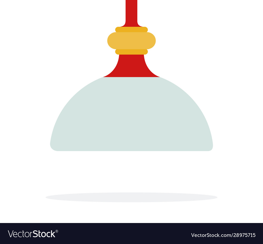 Interior ceiling flat isolated Royalty Free Vector Image