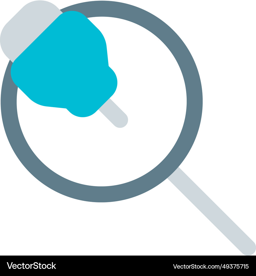 Searching for connection to the power cable Vector Image