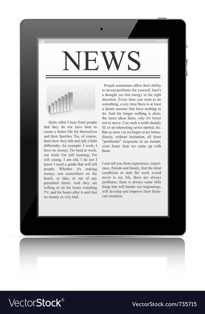 Tablet pc Royalty Free Vector Image - VectorStock