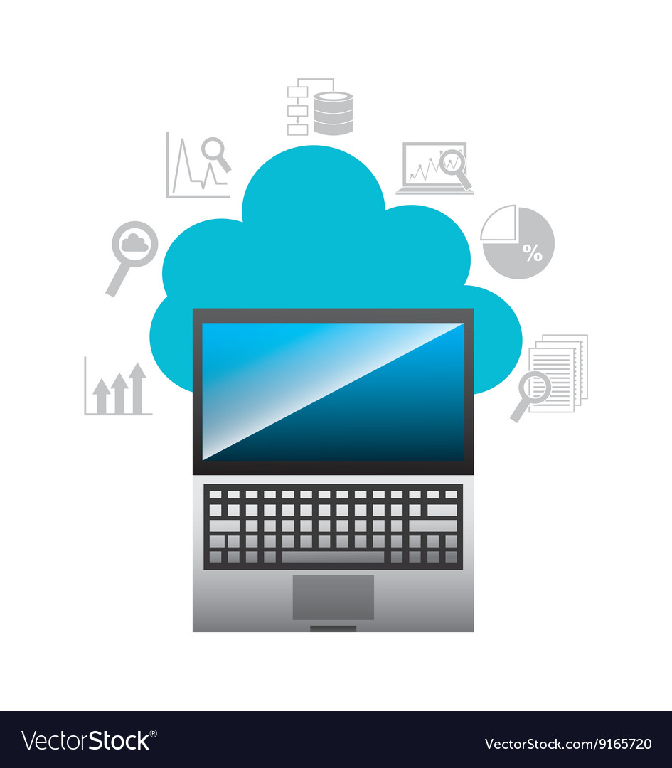 Data storage design Royalty Free Vector Image - VectorStock