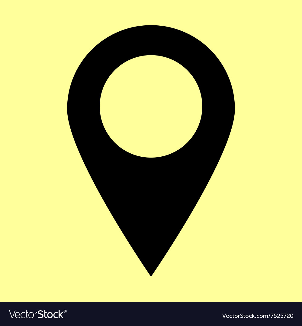 Mark pointer sign Royalty Free Vector Image - VectorStock