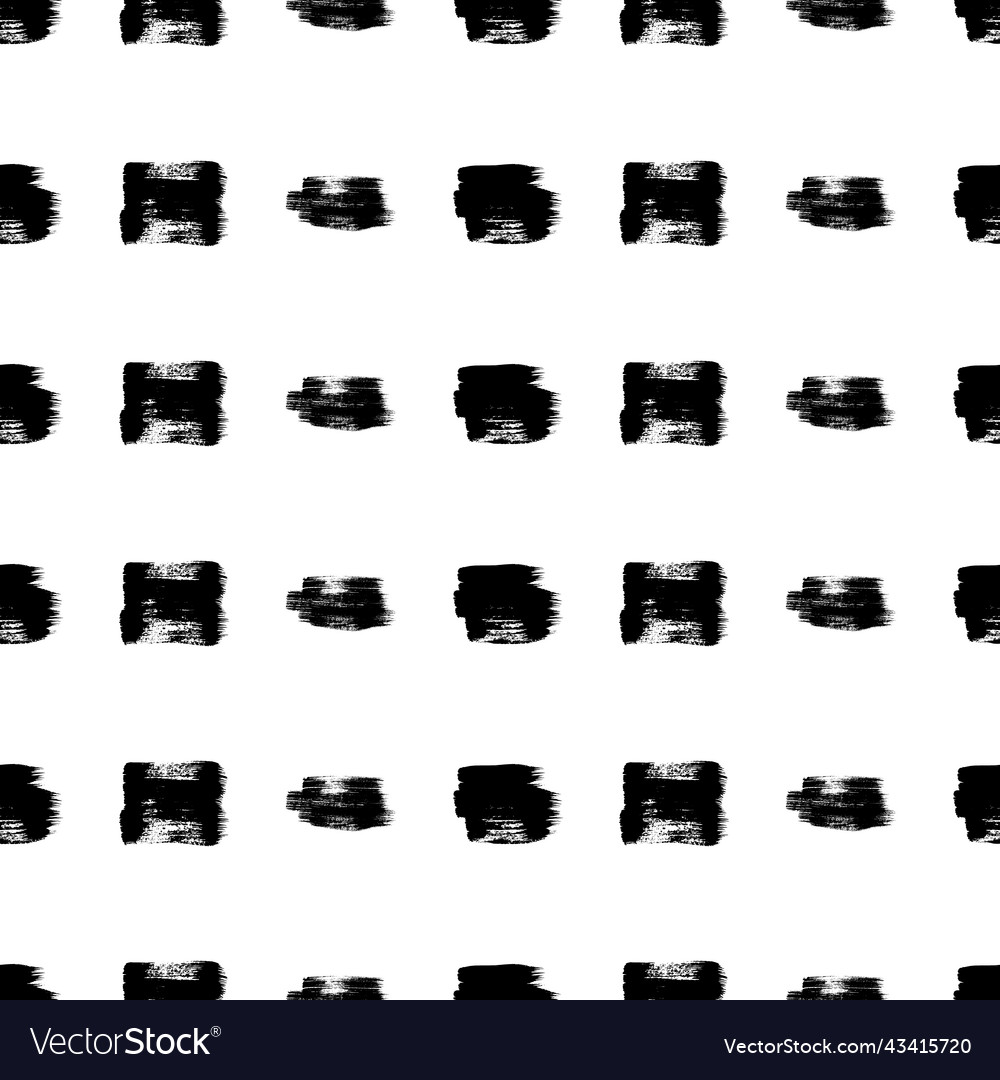 Seamless pattern with hand drawn scribble smears Vector Image