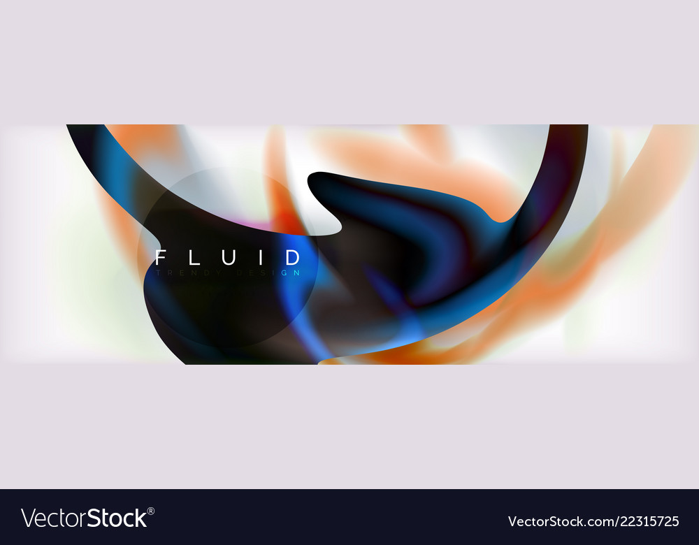 Abstract background holographic liquid colors Vector Image
