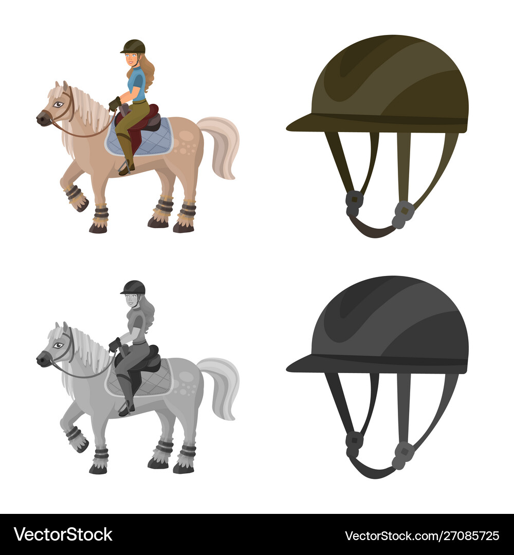 Design equipment and riding logo Royalty Free Vector Image