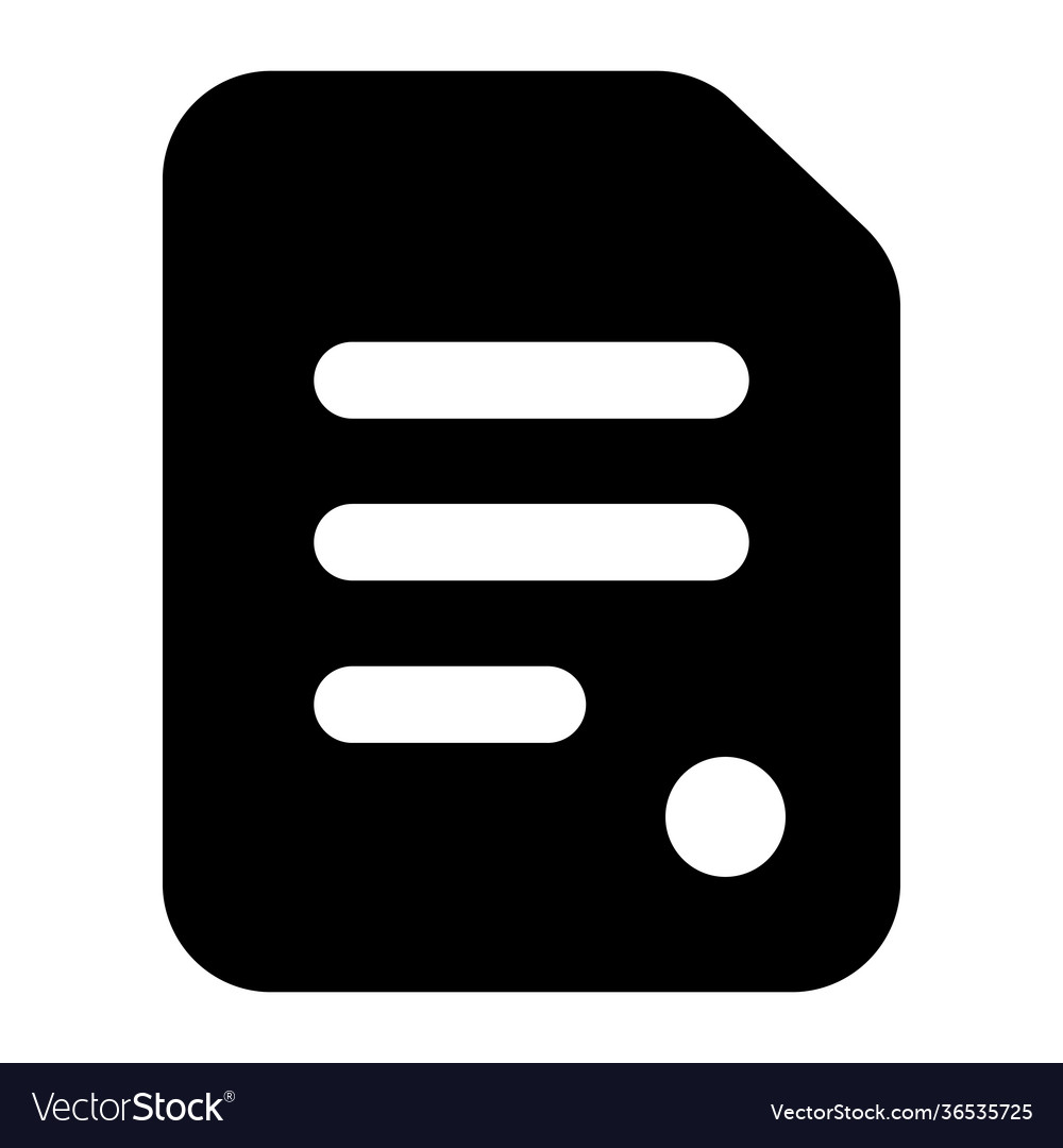 Document Royalty Free Vector Image - VectorStock