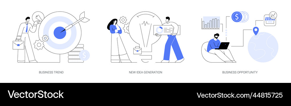 Entrepreneurship success abstract concept Vector Image