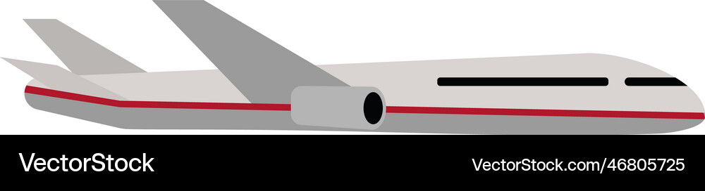 Isolated colored airplane vehicle icon Royalty Free Vector