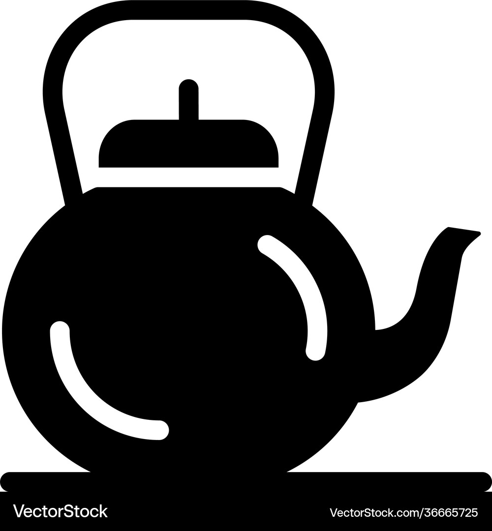 Tea kettle Royalty Free Vector Image - VectorStock