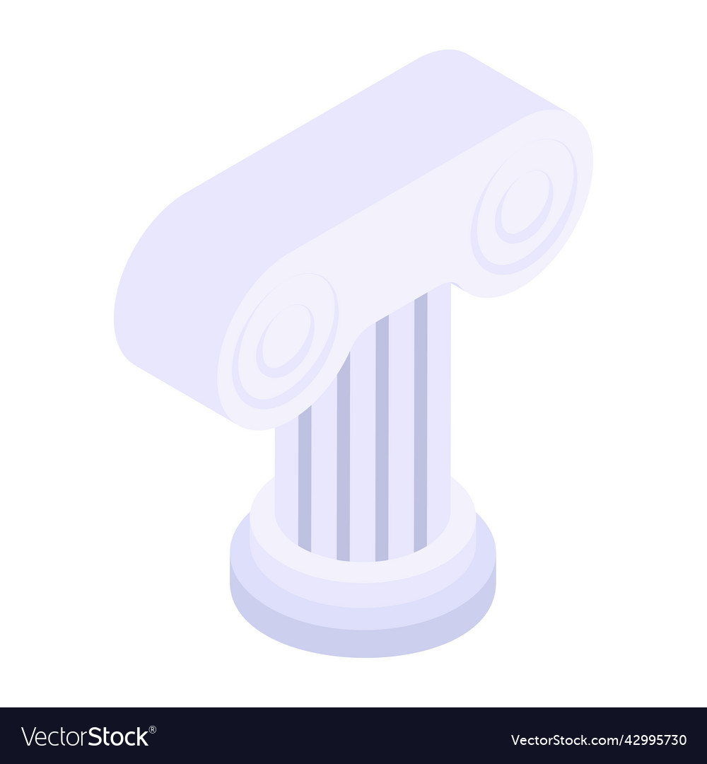 Ancient column Royalty Free Vector Image - VectorStock