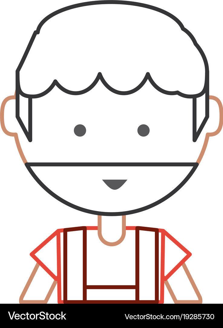 Cartoon mechanic man icon Royalty Free Vector Image