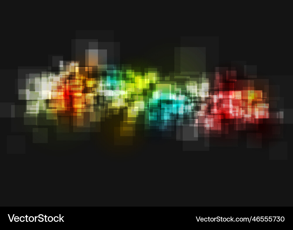 Dark shiny tech abstract background Royalty Free Vector