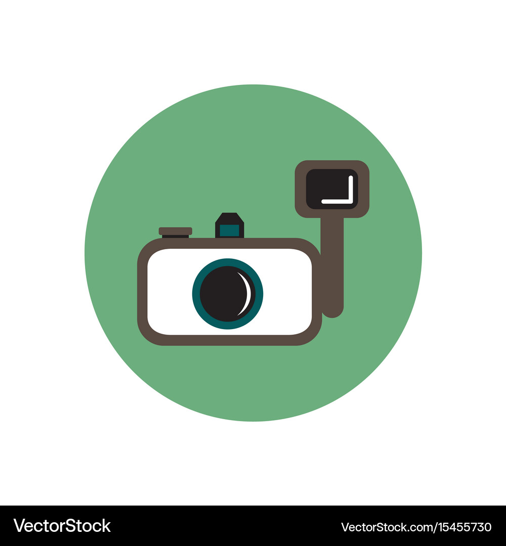 Icon on the white backgrounds in circles Vector Image