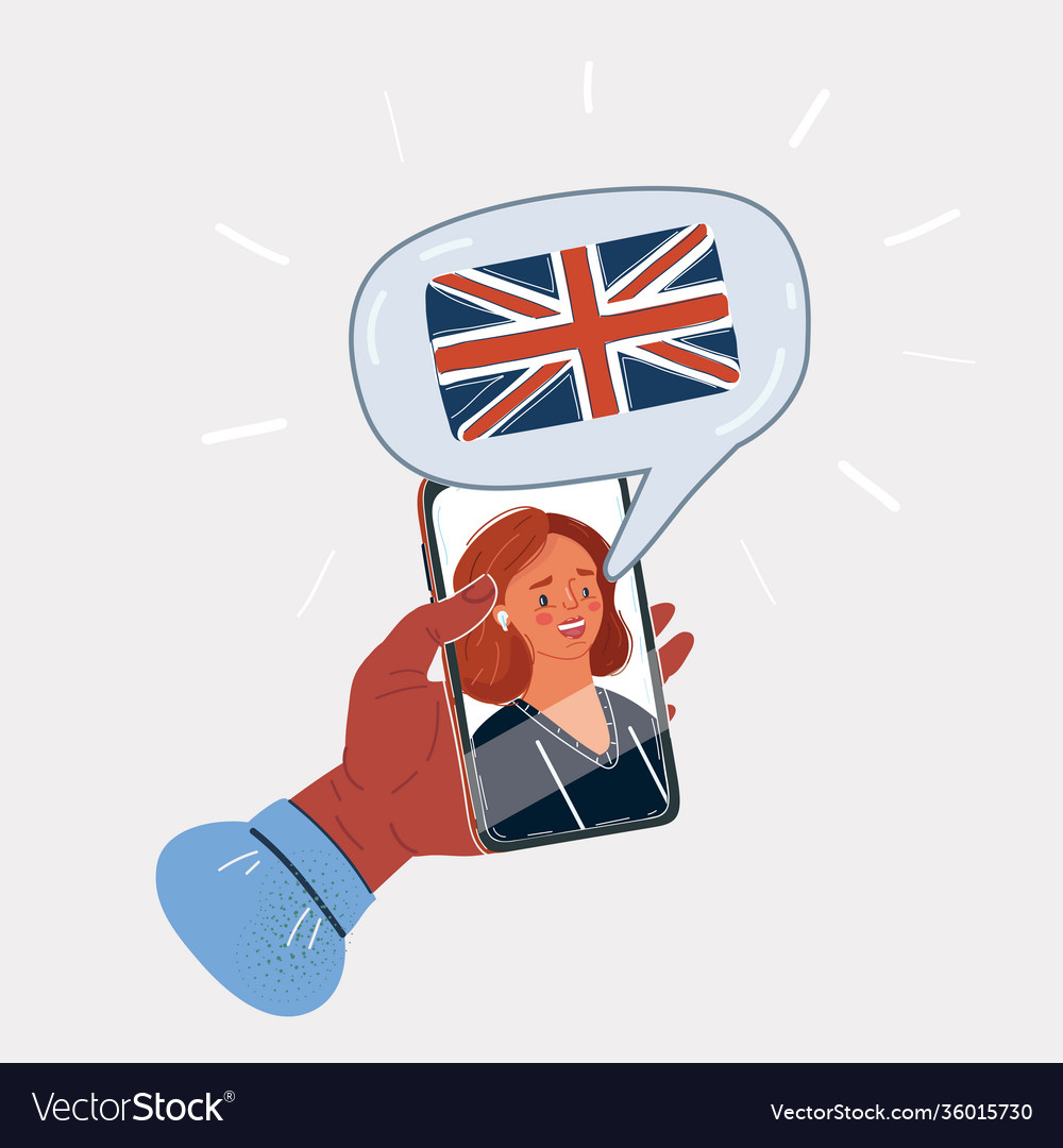 Learning english languages Royalty Free Vector Image