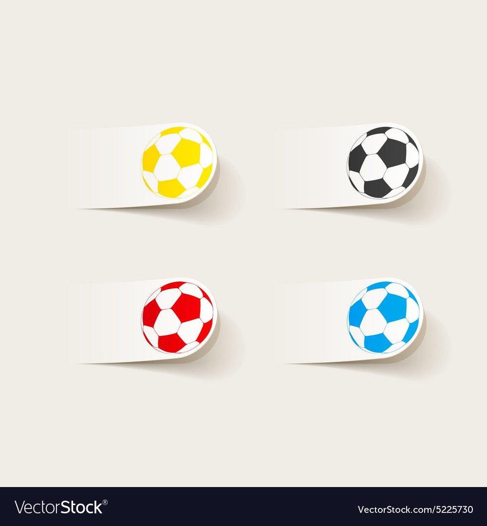 Realistic design element ball Royalty Free Vector Image