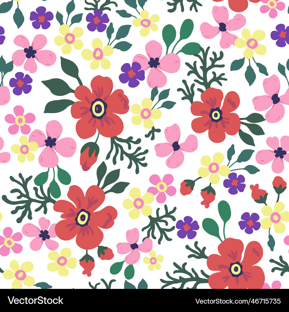 A pattern of neutral red light yellow pink Vector Image