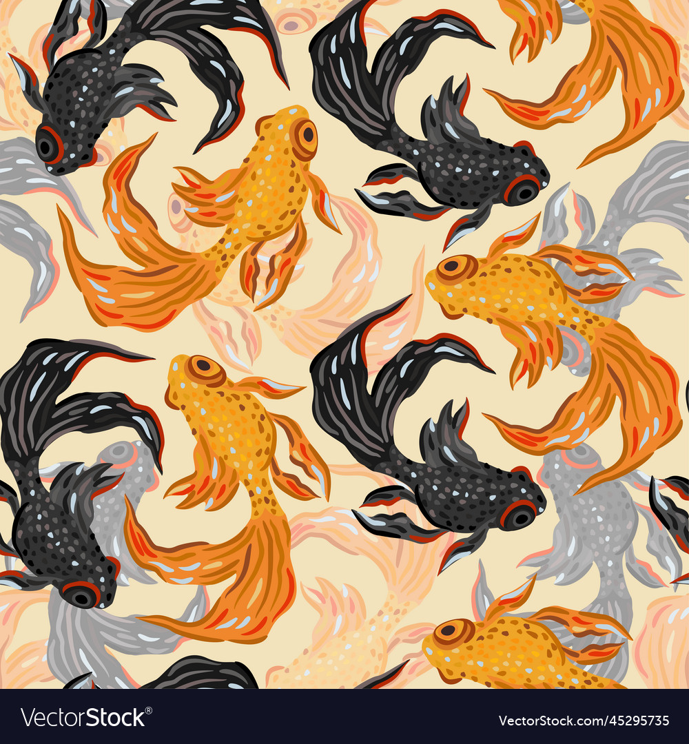 Fish pattern Royalty Free Vector Image - VectorStock