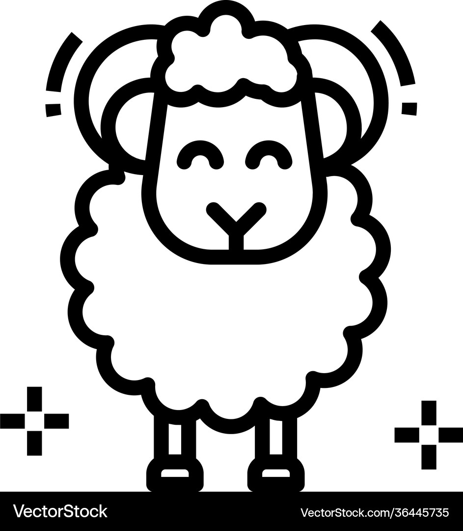 Sheep Royalty Free Vector Image - VectorStock