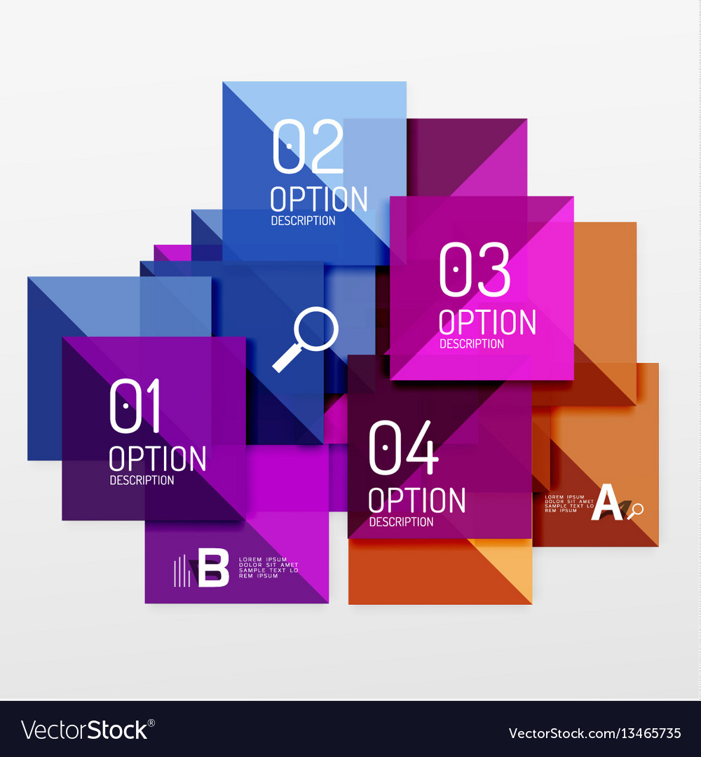 Square abstract background Royalty Free Vector Image