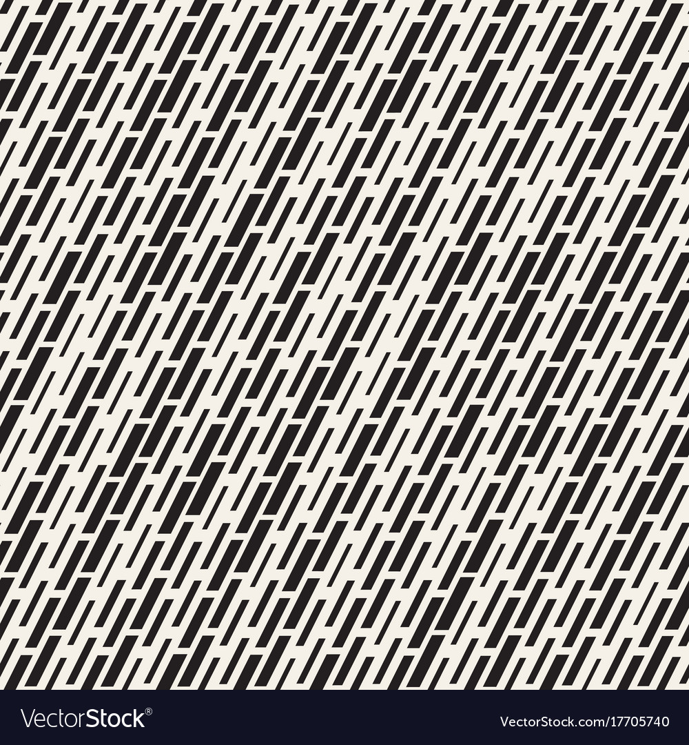 Black and white irregular dashed lines pattern Vector Image