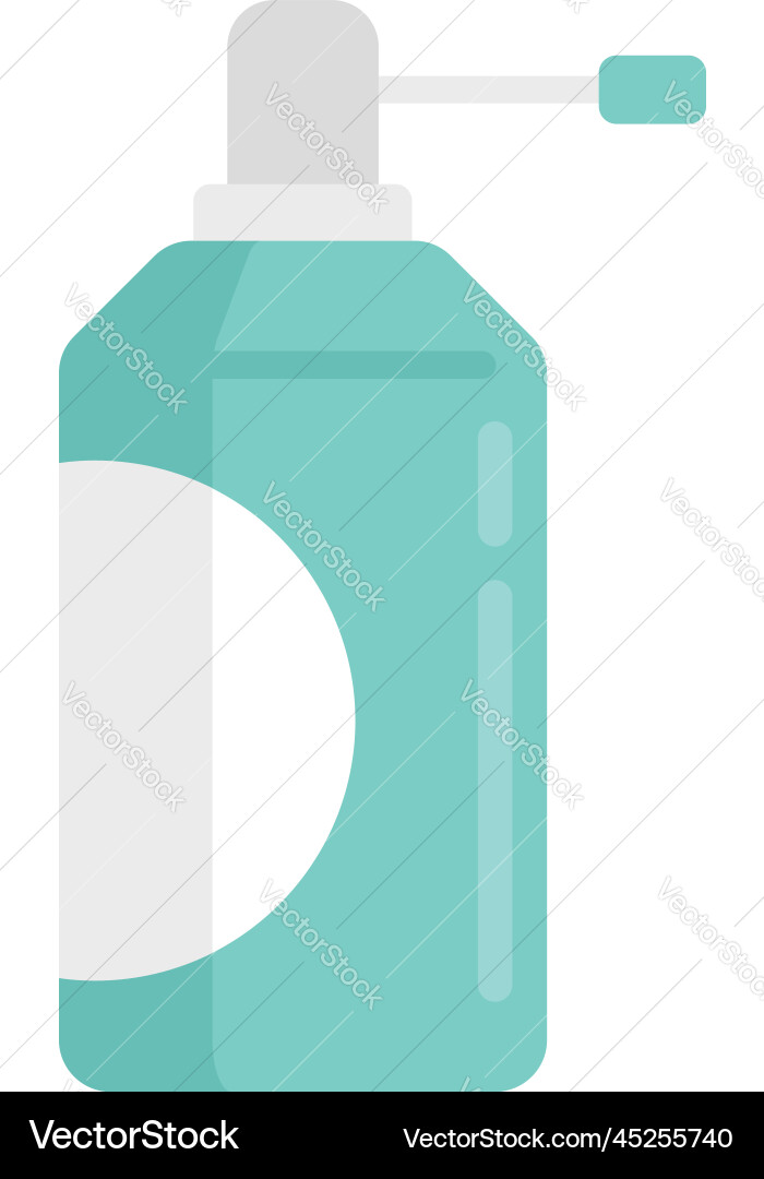 Disinfection soap dispenser icon flat style Vector Image