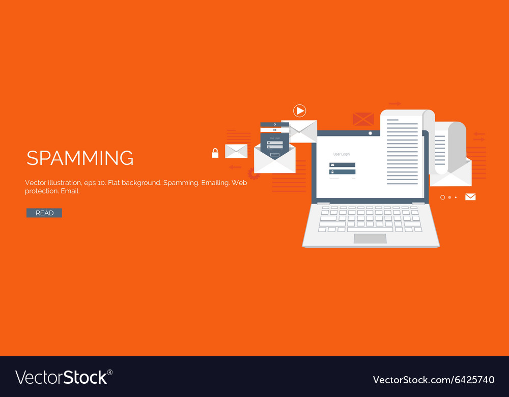Flat computing background Royalty Free Vector Image