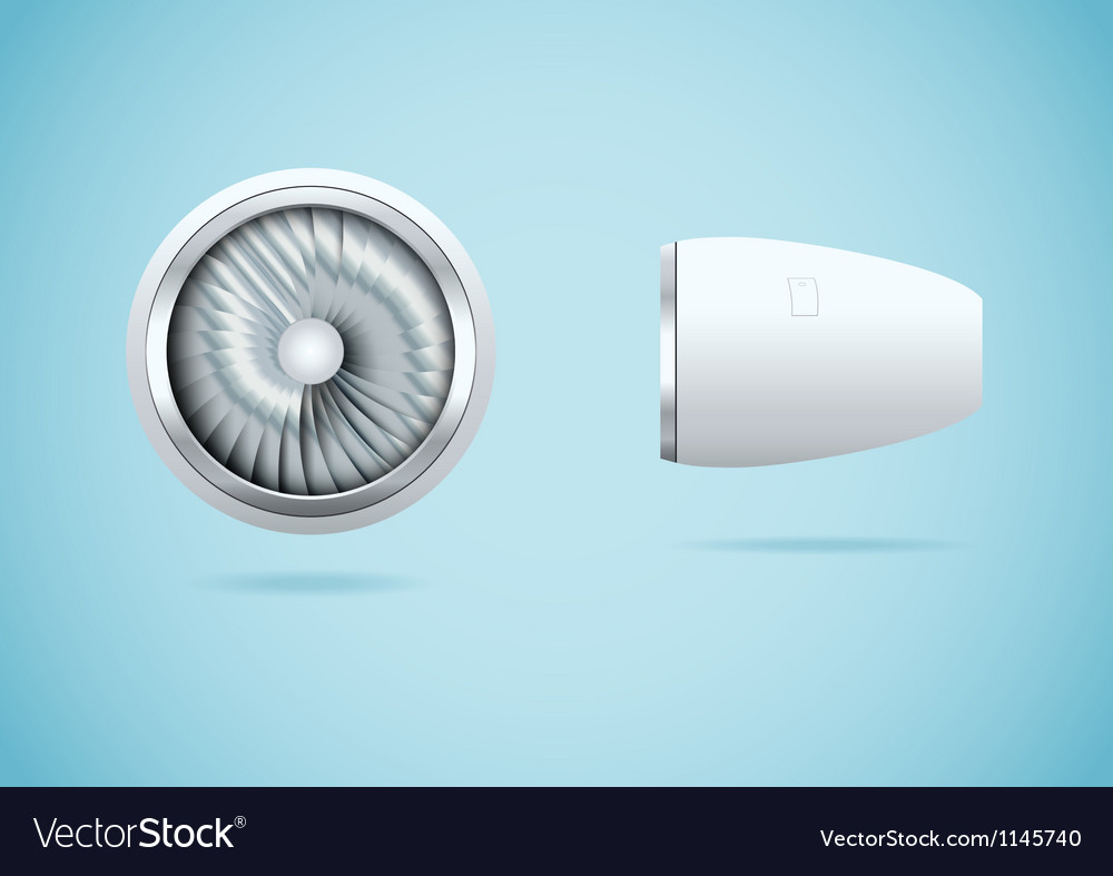 Jet engine Royalty Free Vector Image - VectorStock