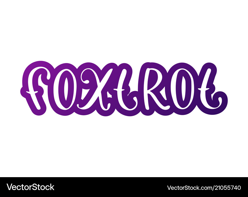 Pair dance foxtrot Royalty Free Vector Image - VectorStock