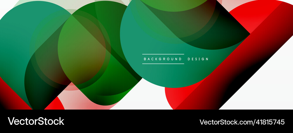 Round triangle shapes lines and circles geometric Vector Image