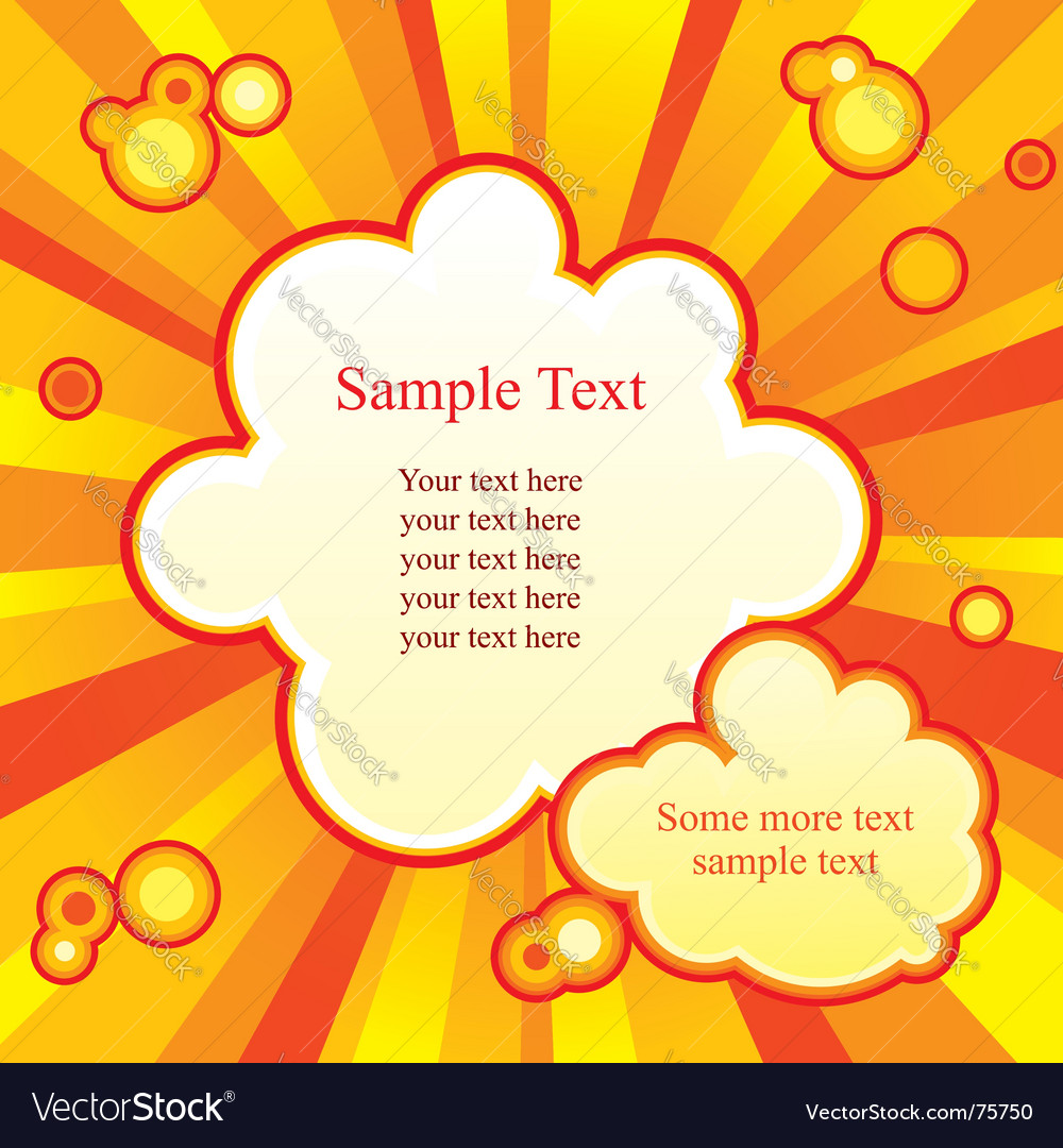 Sun rays background Royalty Free Vector Image - VectorStock