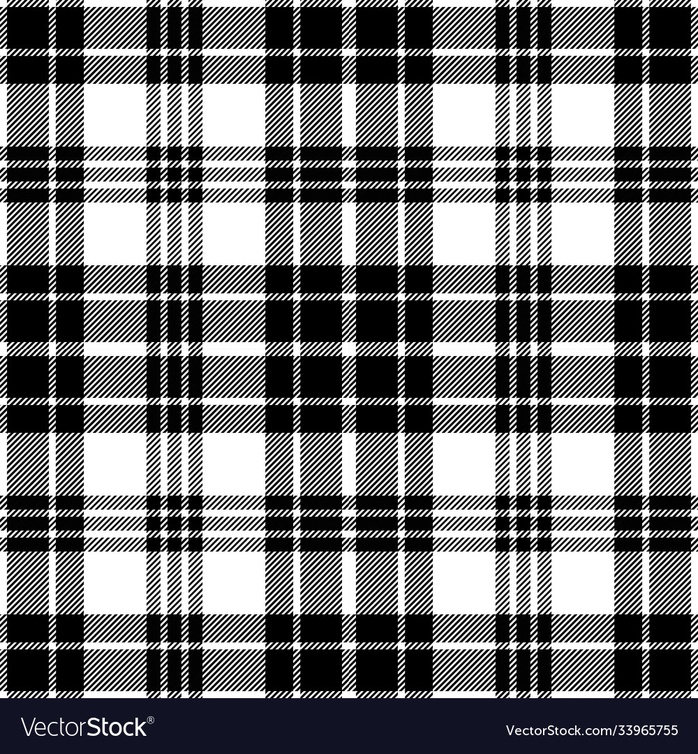 Black white tartan plaid pattern Royalty Free Vector Image Black white tartan plaid pattern Royalty Free Vector Image