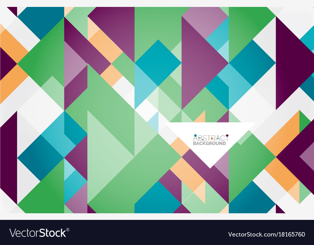 Triangle pattern design background Royalty Free Vector Image